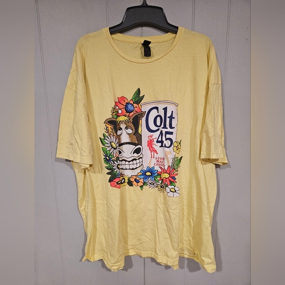Gildan | Shirts | Colt 45 Spicoli Donkey Tshirt Yellow 3xl Fast Times ...
